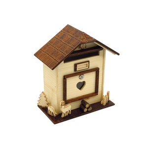 Postbox Wooden Letter Box Wooden Mailbox Countryside - Etsy