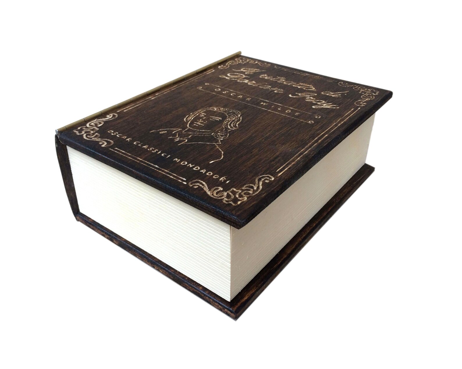 Wooden Key Holder, Secret Book Box, Hollow Book, Wall Key Holder ...