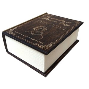 Wooden Key Holder, Secret Book Box, Hollow Book, Wall Key Holder ...