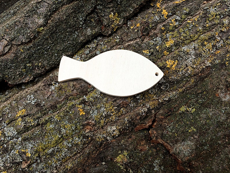 6 Pcs Fish Cutout of Wood Fish Cut Out Fish Wood Fish Party | Etsy