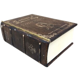 Wooden Key Holder, Secret Book Box, Hollow Book, Wall Key Holder ...