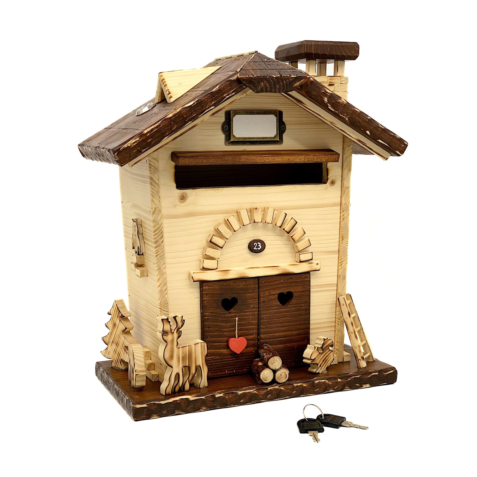 Mailbox, Letterbox, Wooden Box, Mountain Furniture, Rustic Furniture ...
