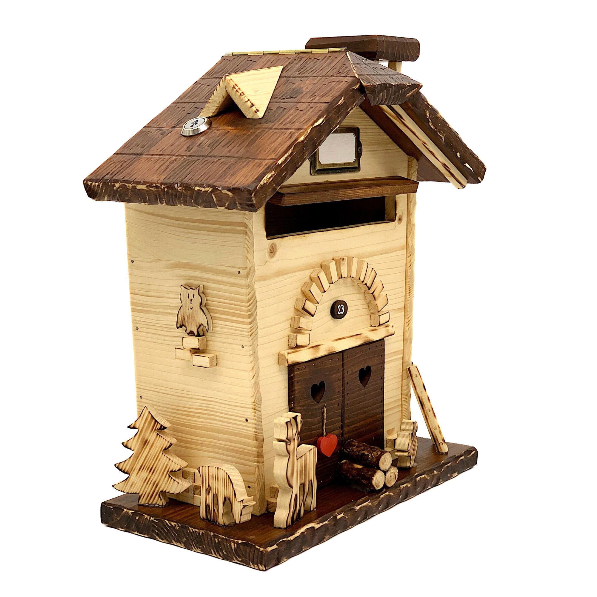 Mailbox, Letterbox, Wooden Box, Mountain Furniture, Rustic Furniture ...