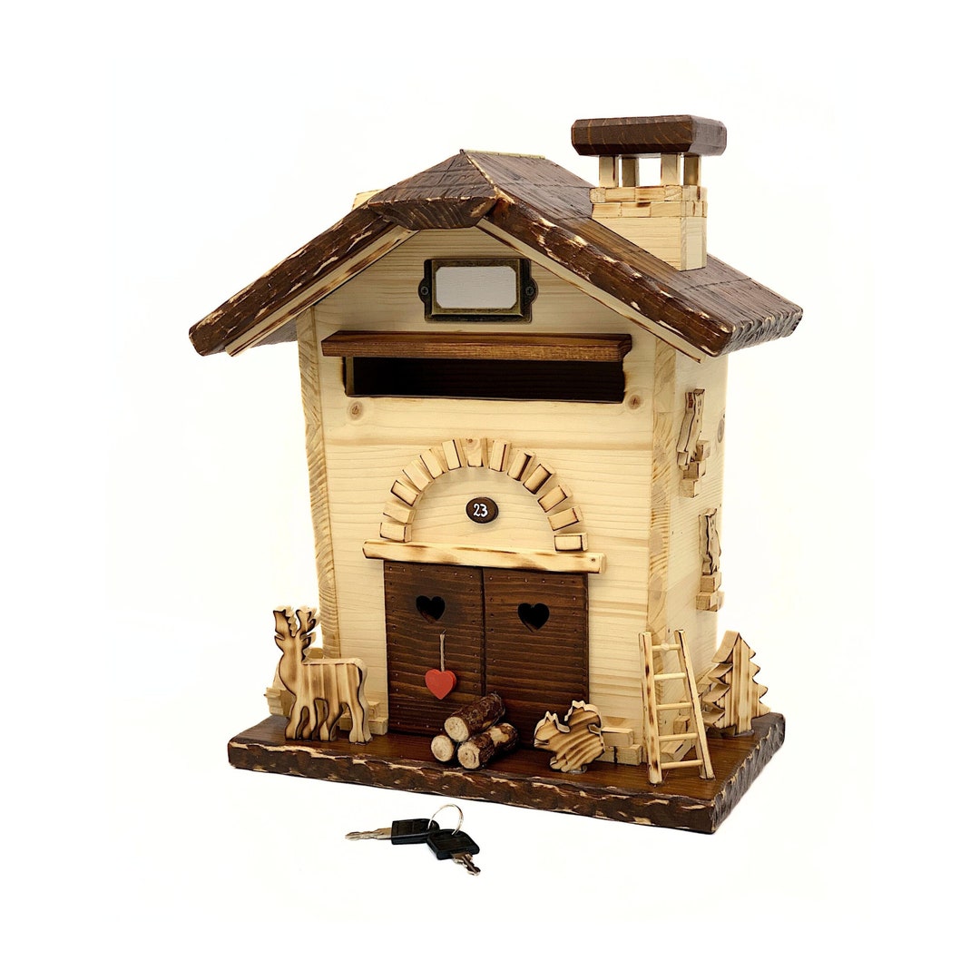 Mailbox, Letterbox, Wooden Box, Mountain Furniture, Rustic Furniture ...