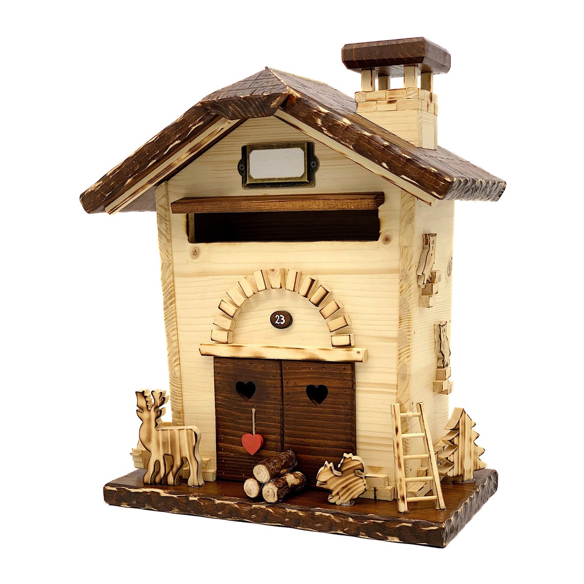 Mailbox, Letterbox, Wooden Box, Mountain Furniture, Rustic Furniture ...