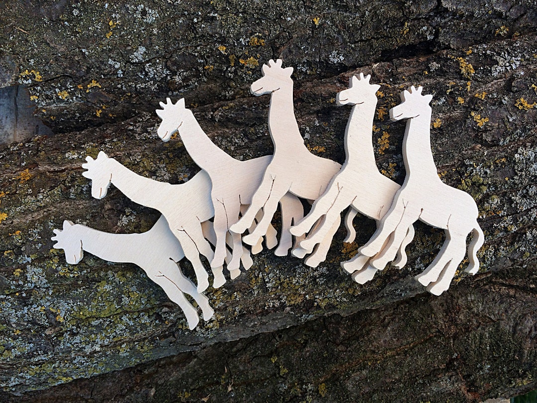 6 Pcs Giraffe Cutout Giraffe Cut Out Giraffe Wall Decor - Etsy