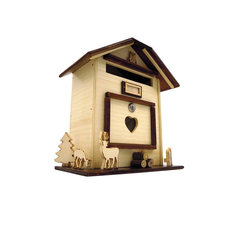 Postbox Wooden Letter Box Wooden Mailbox Countryside - Etsy