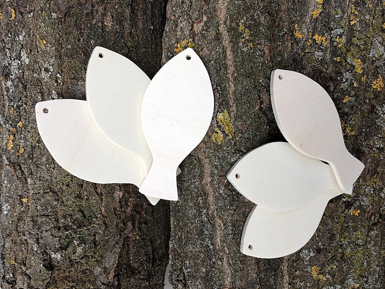 6 Pcs Fish Cutout of Wood, Fish Cut Out, Fish Wood, Fish Party ...