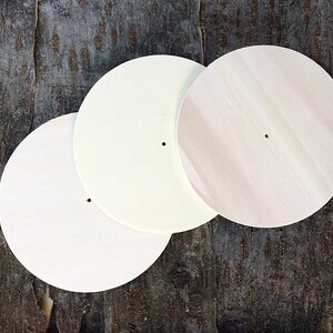 3 Pcs Wooden Circles, Wood Supplies for DIY, Wooden Furniture for Clock ...