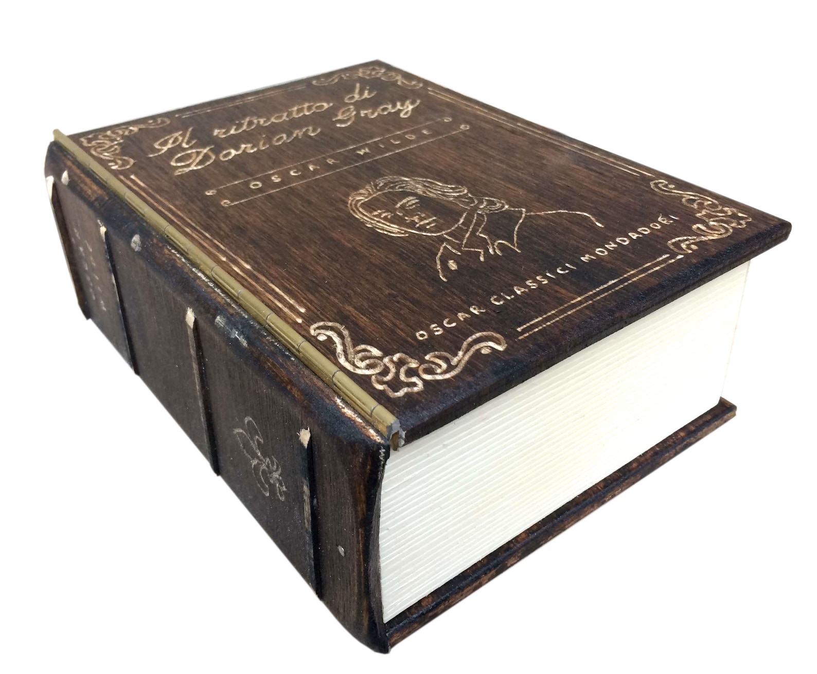 Wooden Key Holder, Secret Book Box, Hollow Book, Wall Key Holder ...