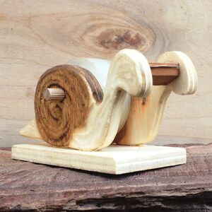 2 Pcs X Wood Tape Dispenser, Wood Tape Holder, Scotch Dispenser, Office ...
