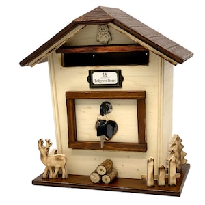 Postbox, Wooden Letter Box, Wooden Mailbox, Countryside, Wooden Cottage ...