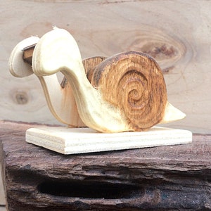 2 Pcs X Wood Tape Dispenser, Wood Tape Holder, Scotch Dispenser, Office ...