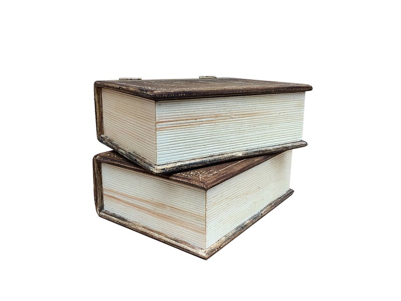 Wooden Key Holder, Secret Book Box, Hollow Book, Wall Key Holder ...