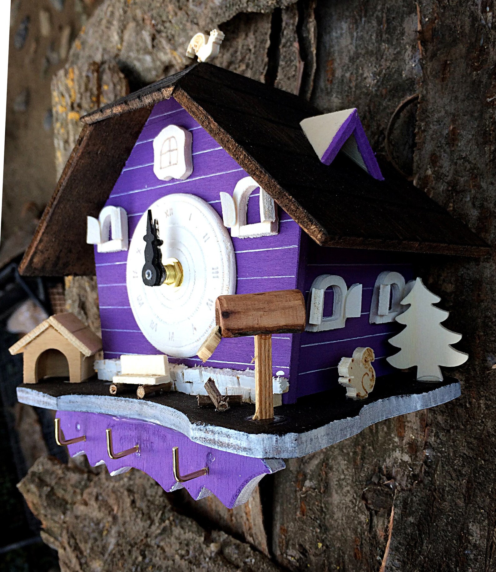 Wooden Key Holder Wooden Rack for Pot Holder Kitchen Pot | Etsy