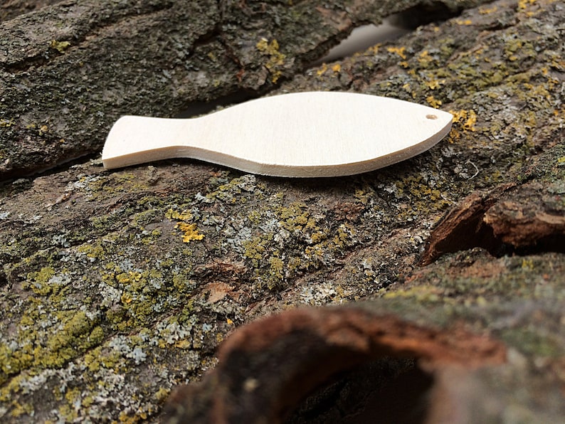 6 Pcs Fish Cutout of Wood Fish Cut Out Fish Wood Fish Party | Etsy