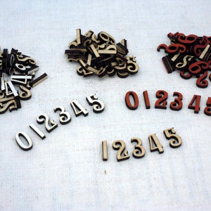 Advent Calendar Numbers 1 to 24 Wood Set of 39 Pieces of - Etsy