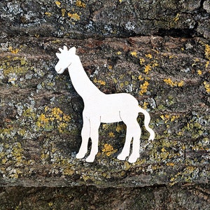 6 Pcs Giraffe Cutout, Giraffe Cut Out, Giraffe Wall Decor, Giraffe Wood ...