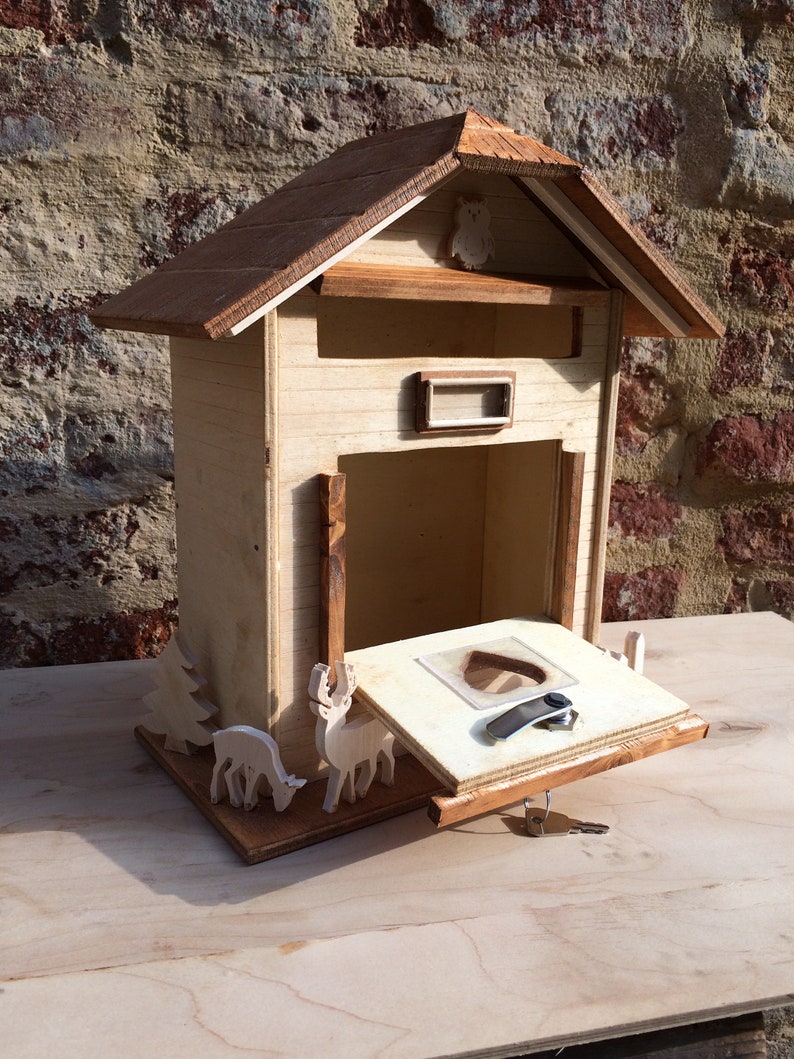 Postbox wooden letter box wooden mailbox countryside | Etsy