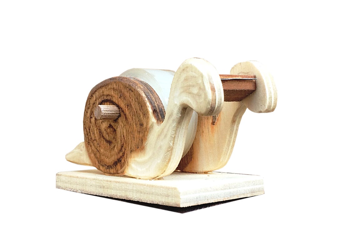 2 Pcs X Wood Tape Dispenser, Wood Tape Holder, Scotch Dispenser, Office ...