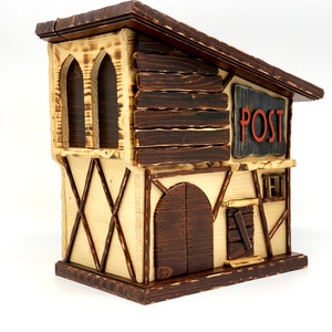 Mailbox Wooden Post, Barn Mailbox Wall Mount, Wood Mail Box Post ...