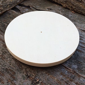 3 Pcs Wooden Circles, Wood Supplies for DIY, Wooden Furniture for Clock ...
