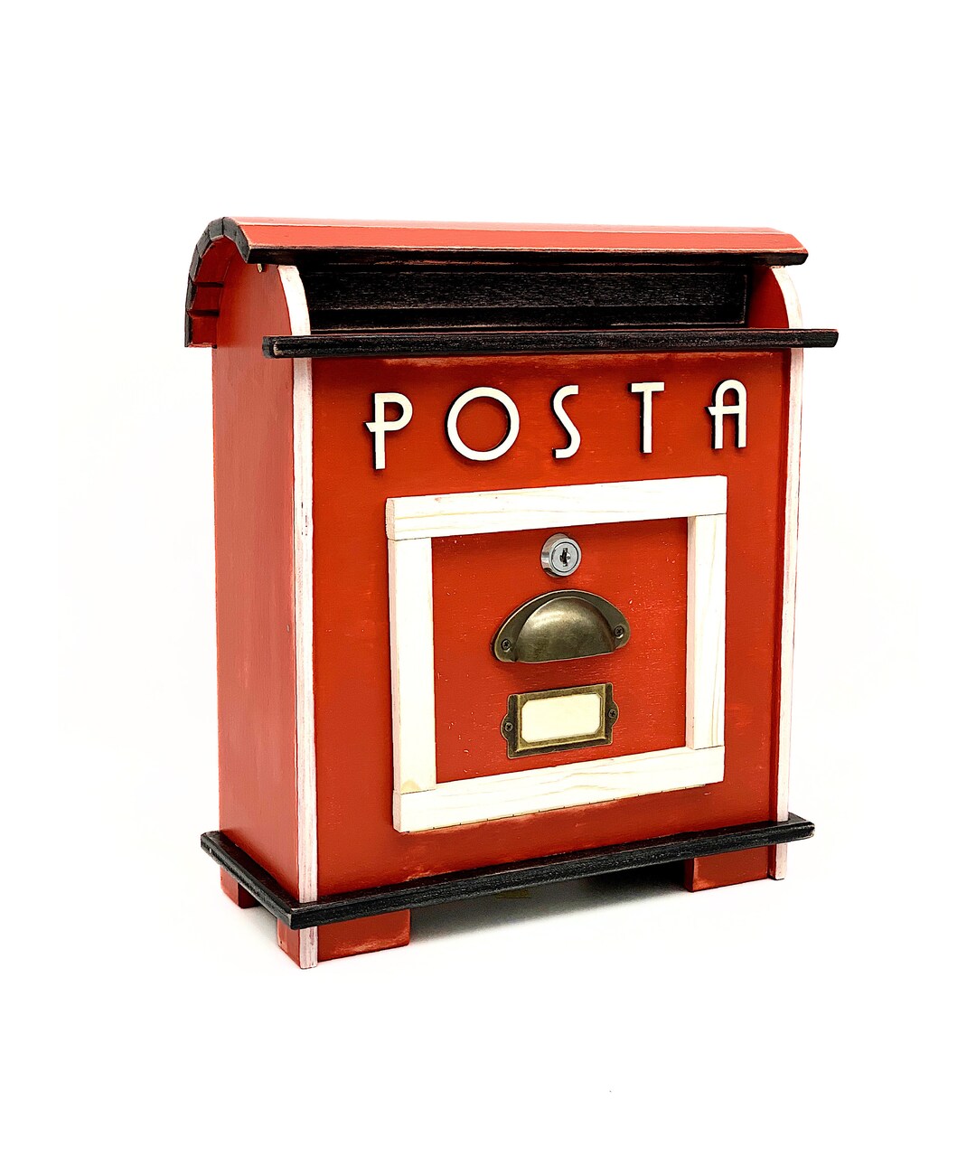 Wood Mailbox Letterbox Post Stand American Style Post Box - Etsy
