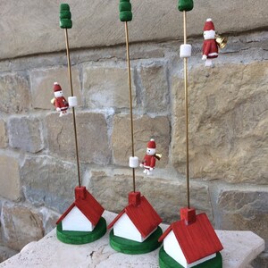 Toddler Toy With Santa Claus, Wooden Toy, Spring Toy, Toy Box ...