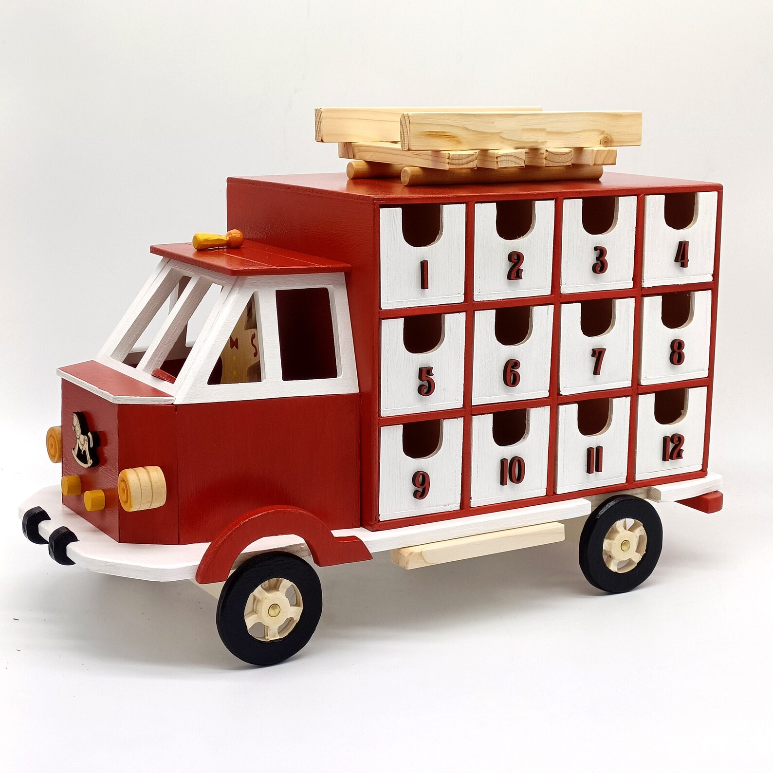 Advent Calendar Numbers 1 to 24 Wood Set of 39 Pieces of - Etsy