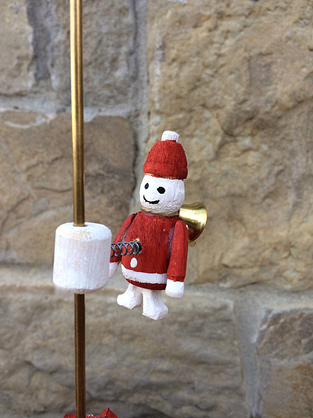 Toddler Toy With Santa Claus, Wooden Toy, Spring Toy, Toy Box ...