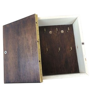 Wooden Key Holder, Secret Book Box, Hollow Book, Wall Key Holder ...