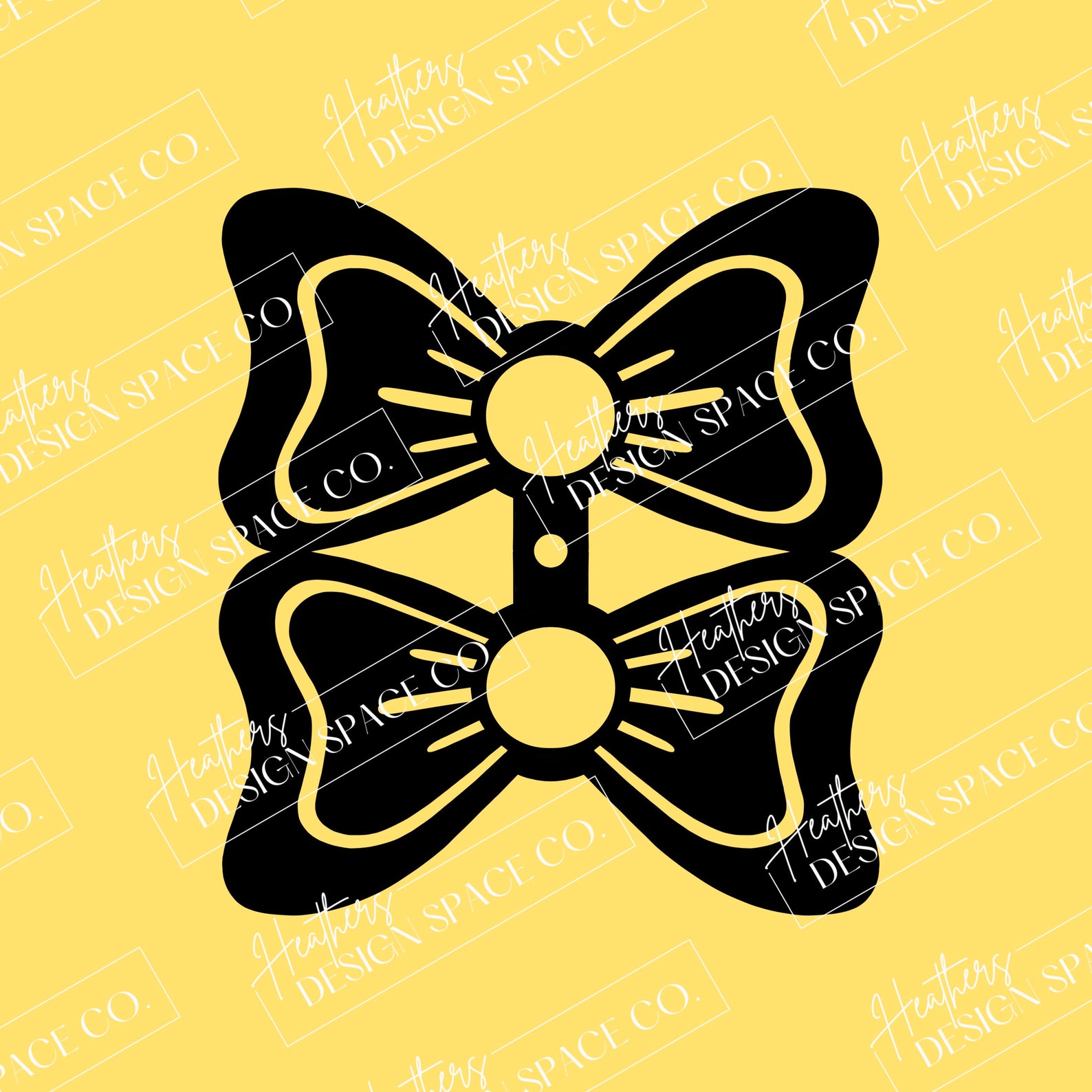 Inspired Emma Wiggle Bow SVG File - Lollipop Holder Gift - Digital ...