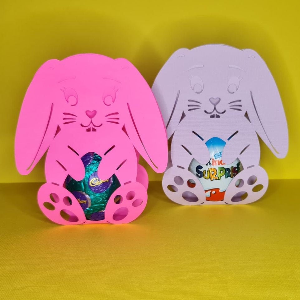 Bunny Rabbit Easter Egg SVG File Easter Egg & Kinder Suprise | Etsy