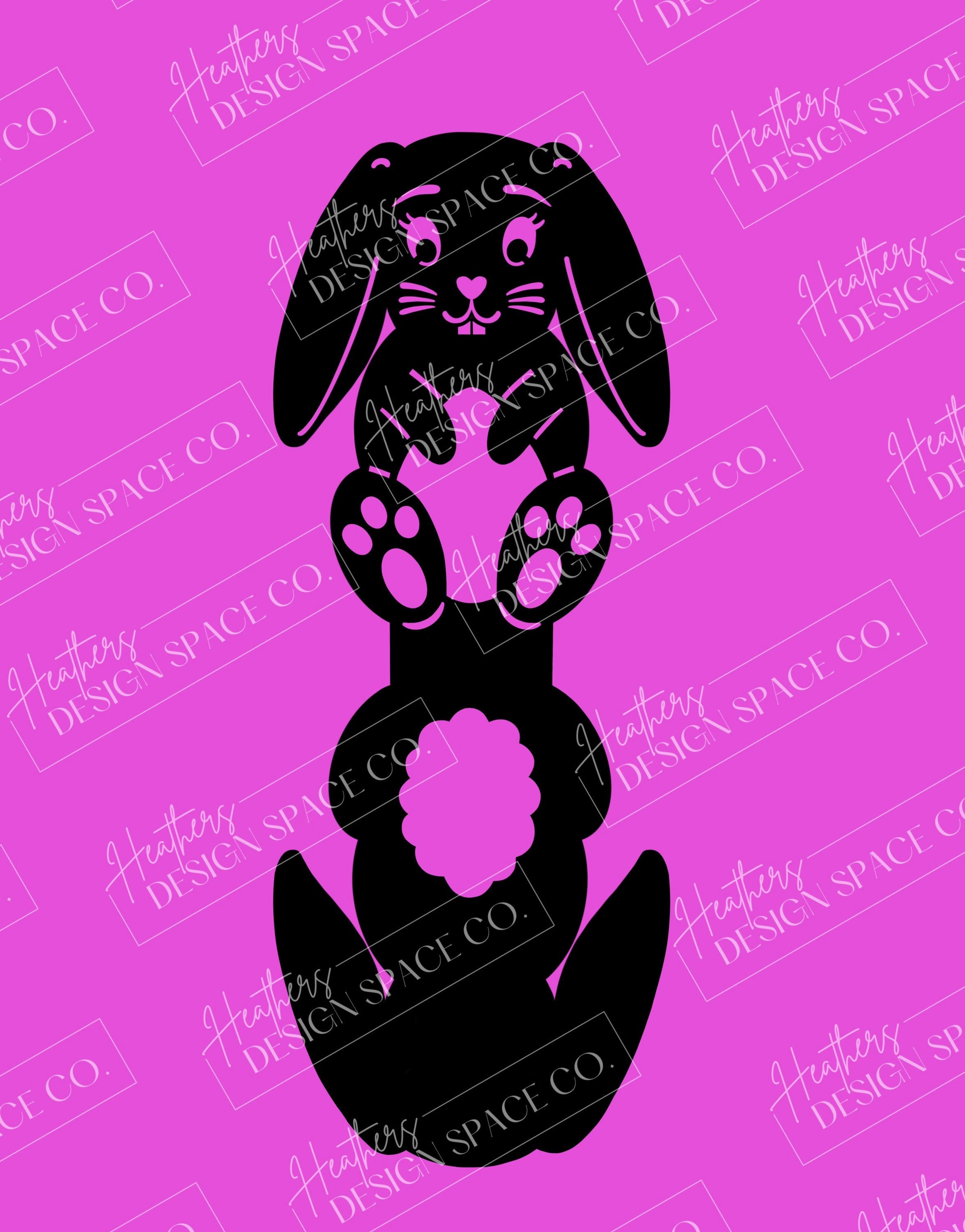 Bunny Rabbit Easter Egg SVG File Easter Egg & Kinder Suprise | Etsy