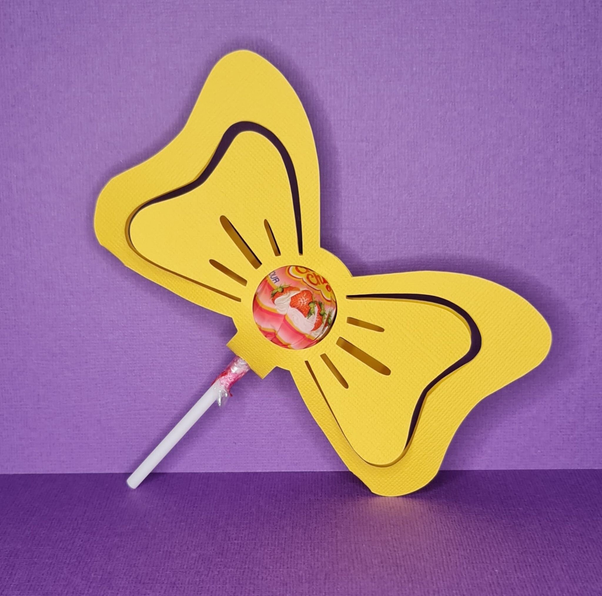 Inspired Emma Wiggle Bow SVG File - Lollipop Holder Gift - Digital ...