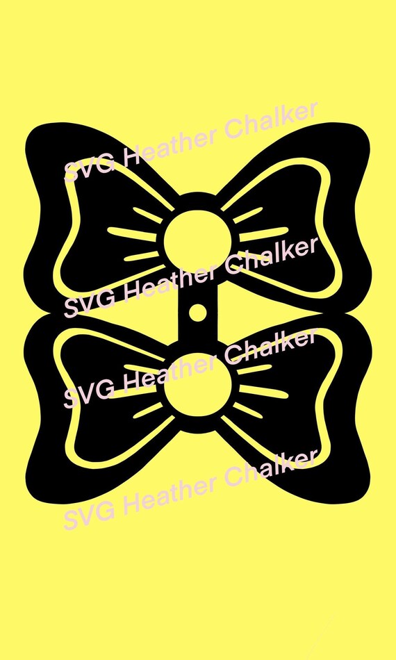 Inspired Emma Wiggle Bow SVG File Lollipop holder Gift | Etsy