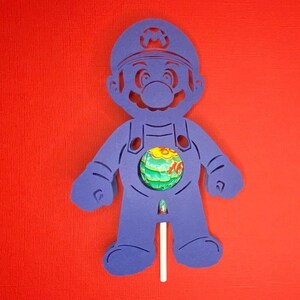 Inspired Super Mario SVG File - Lollipop Holder Gift - Digital Download ...