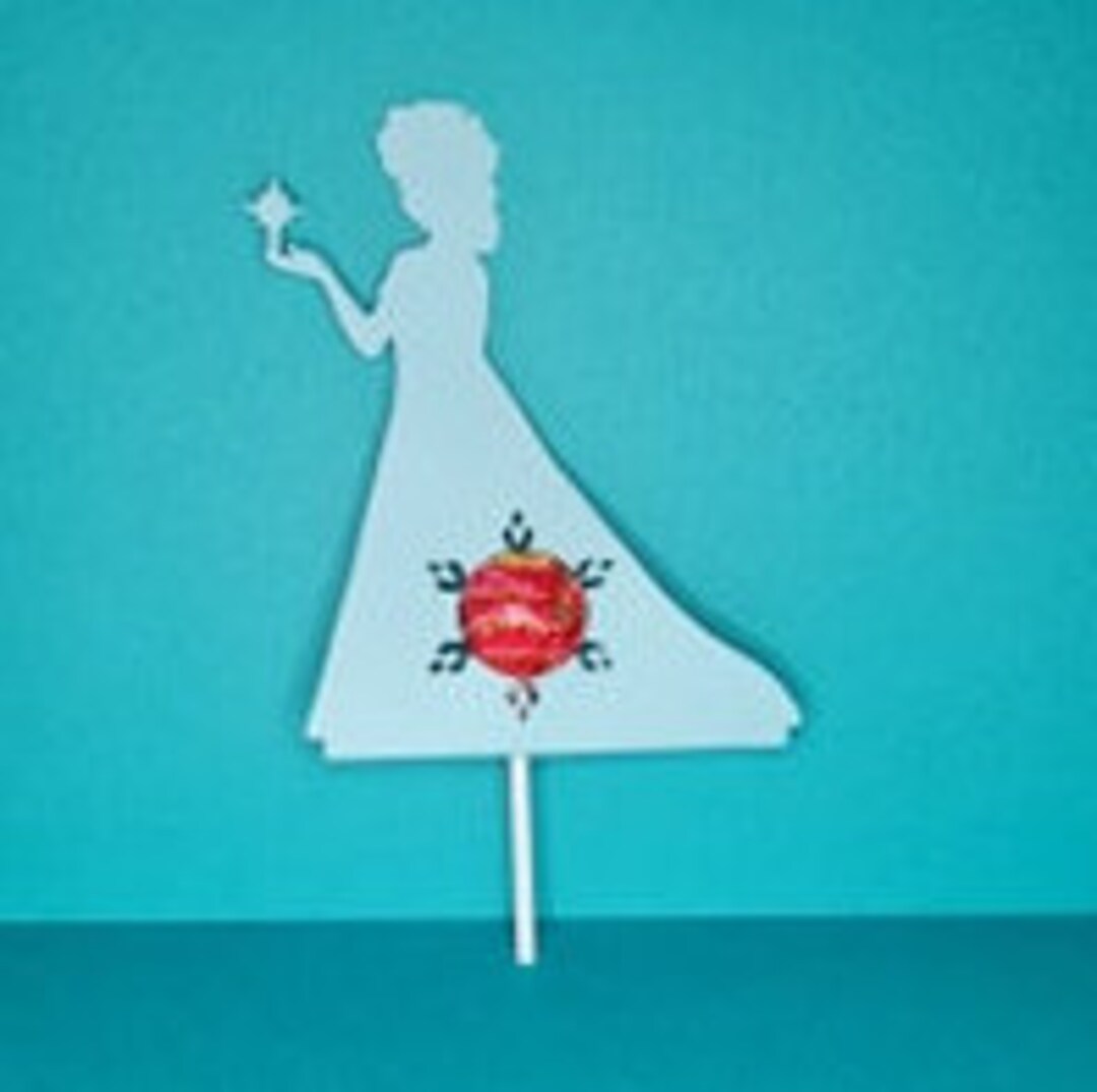 Inspired Elsa Lollipop SVG File - Chupa Chup Holder Gift - Digital ...