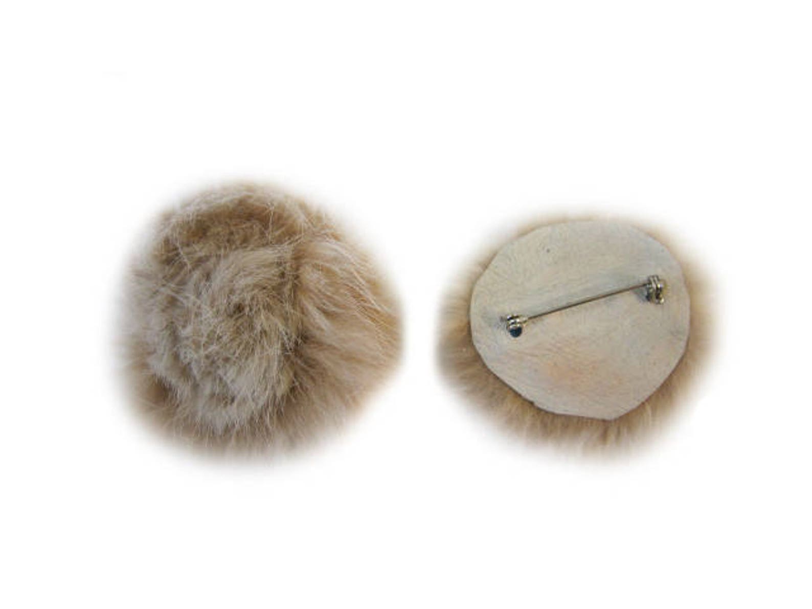 Lapel Pin Set,pom Pom,pins,pendant Fur Brooch Set,needle,fur Bobble,fur ...