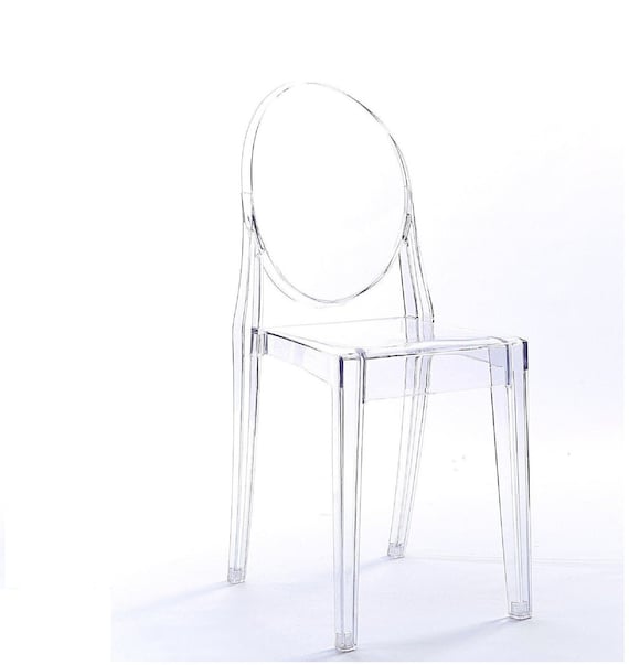 NICHES Ghost Chair Transparent Dining Office Bedroom Chair Modern Plastic Acrylic Vanity Clear Etsy UK
