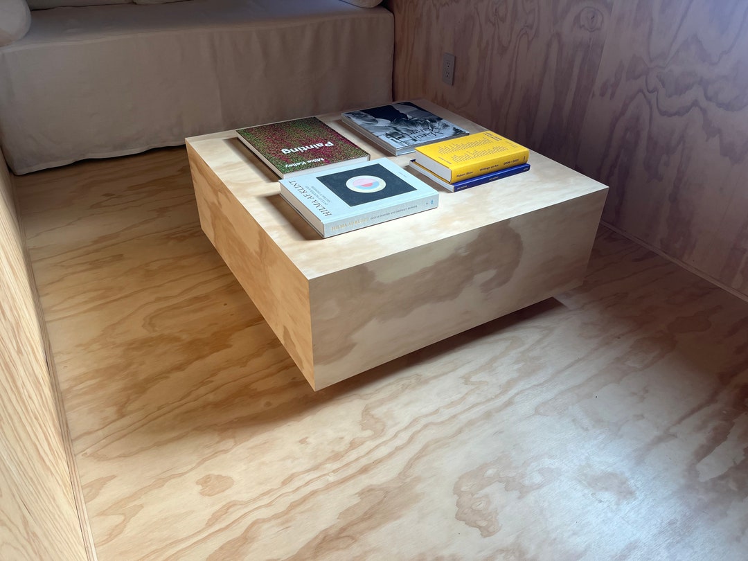 Floating Minimalist Coffee Table - Etsy