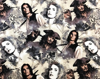Pirate fabric | Etsy