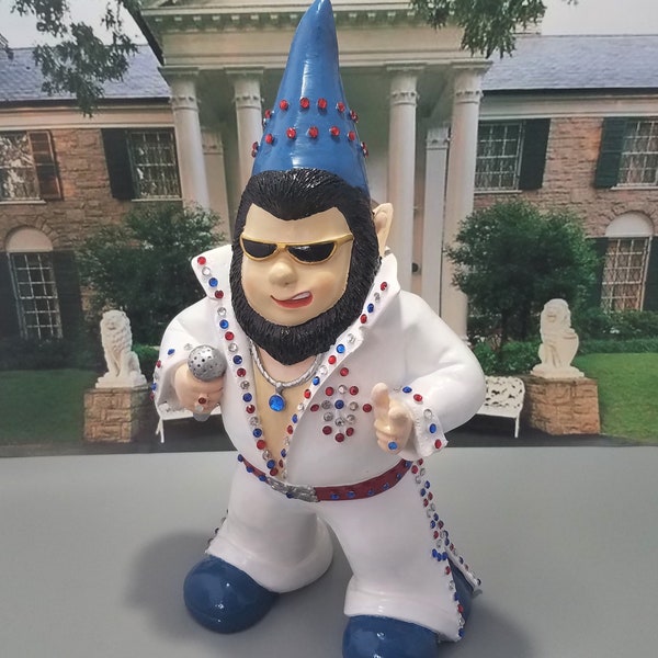 Elvis Presley Garden Gnome - Etsy
