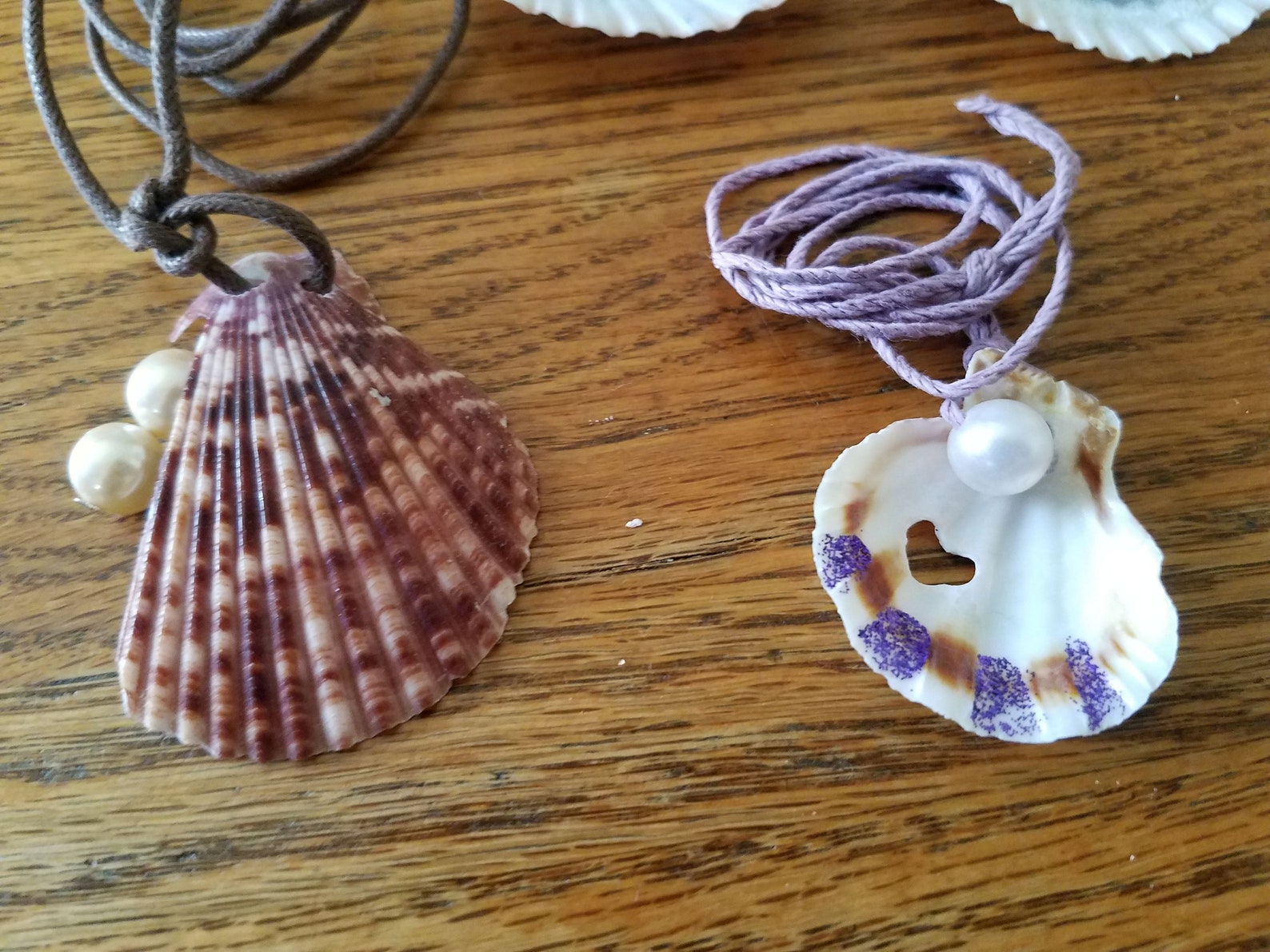 6 Collares de conchas marinas hechos a mano Perfectos Regalos de fiesta ...