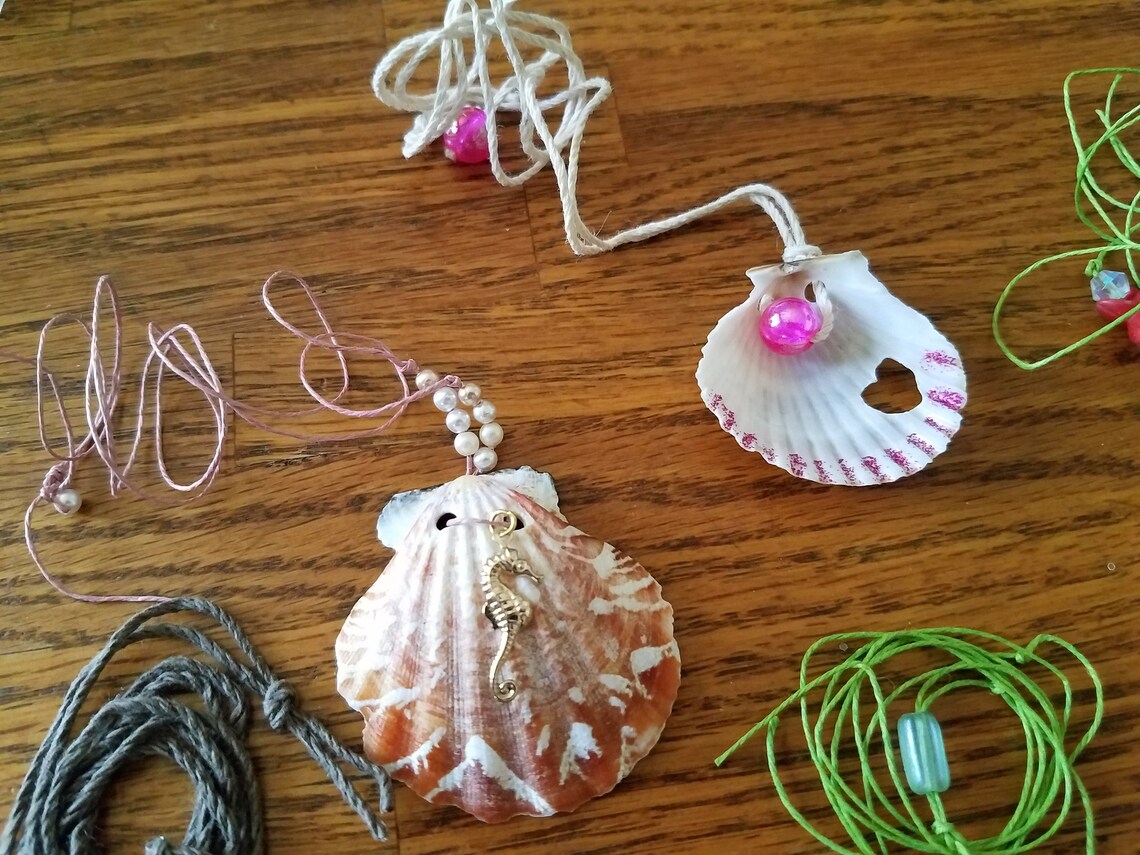 6 collares de conchas marinas hechos a mano Regalos perfectos - Etsy España