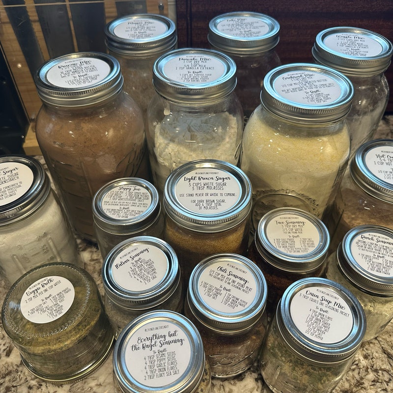 Pantry Ingredients Labels - Etsy