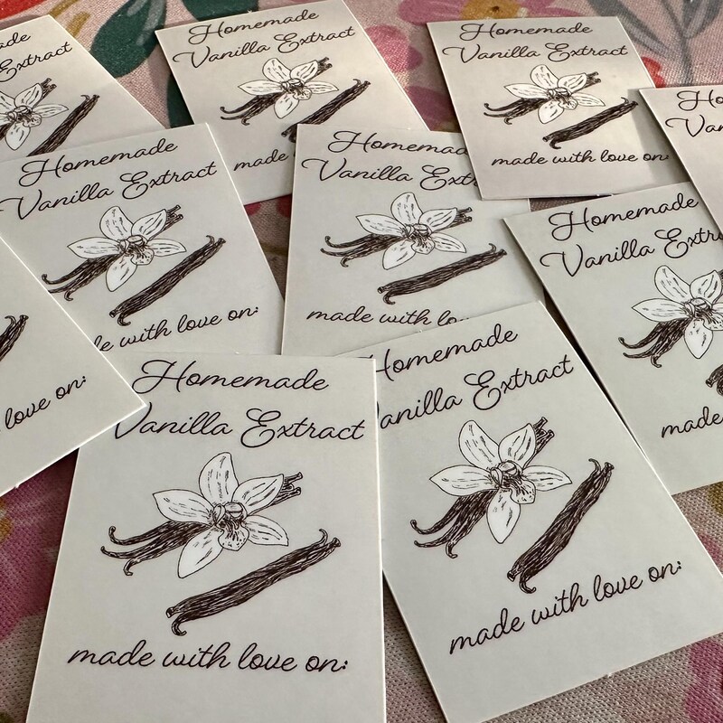 Vanilla Labels - Etsy