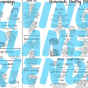 Pantry Restock Recipe Sheet Pdf (digital Product Only) - Etsy