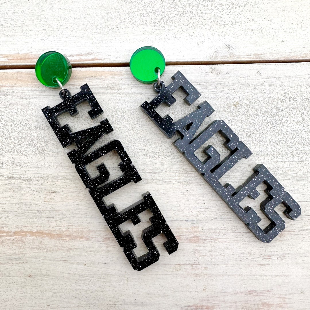 Philadelphia Eagles Earrings, Super Bowl Earrings, NFL Accessories ...