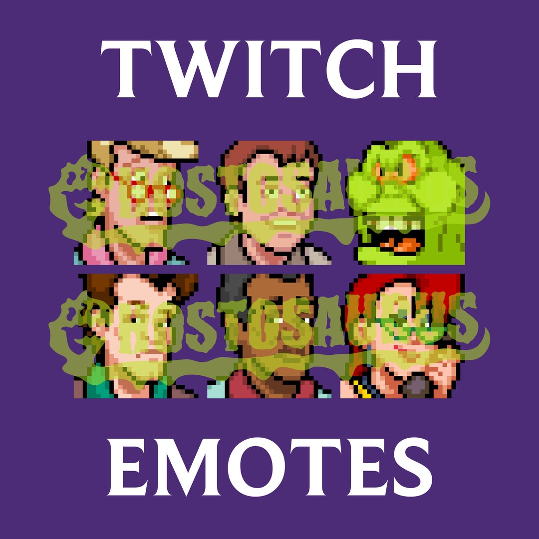 The Real Ghostbusters Inspired Original Pixel Art Twitch Emotes (6 ...